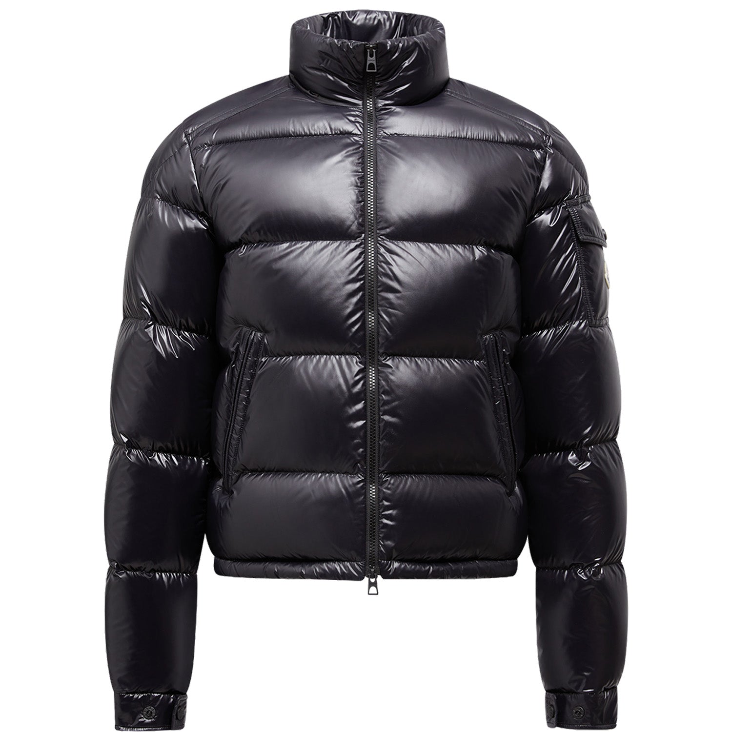 Moncler Levitha Navy Short Down Jacket – Pockets