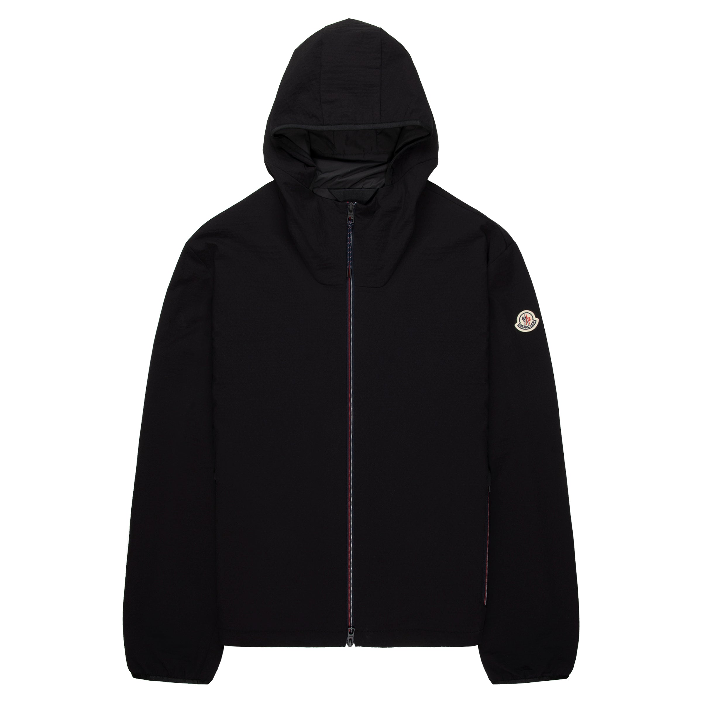 Moncler Naxos Black Textured Light Weight jacket – Pockets