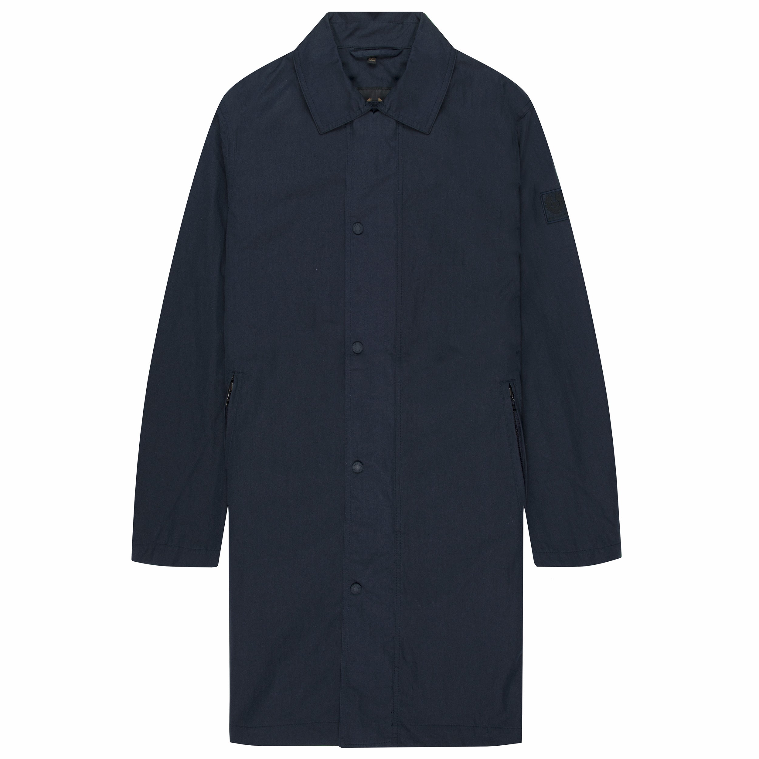 Belstaff Drill Mac Dark Ink – Pockets