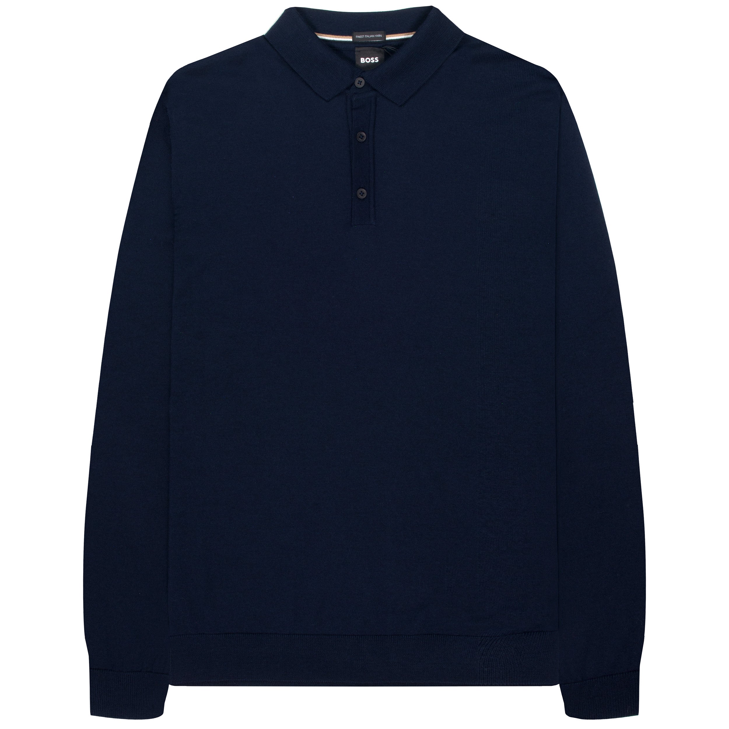 BOSS H-Peaver Slim Fit Mercerised Polo Dark Navy – Pockets